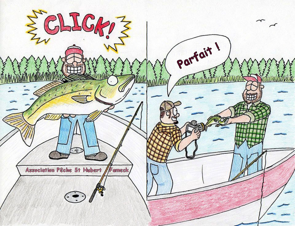 Les pêcheurs du dimanche et Blagues | Association de pêche Saint-hubert ...